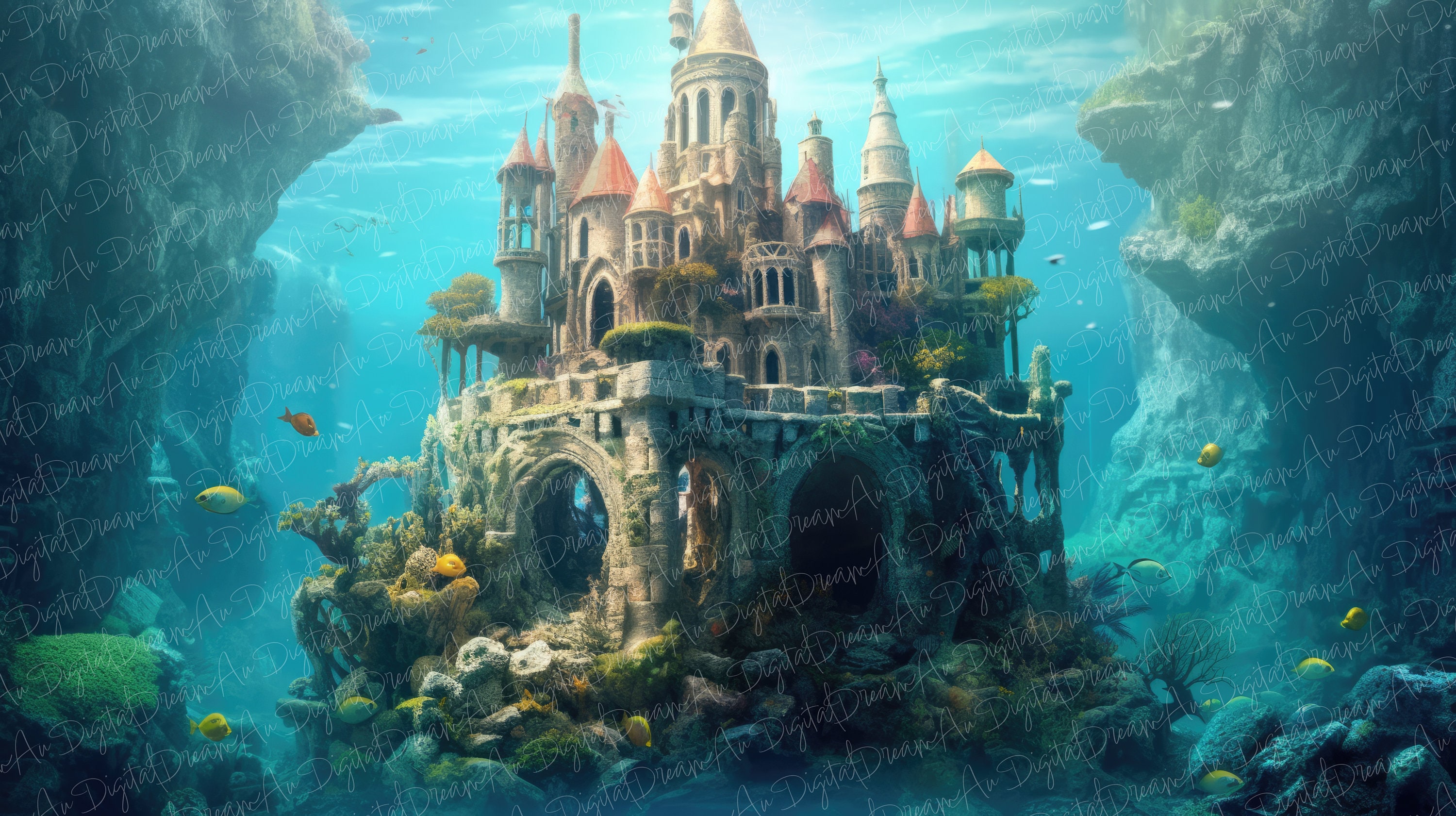 Backdrop for Photography Mermaid Overlay for Photos Mermaid Backdrop ...