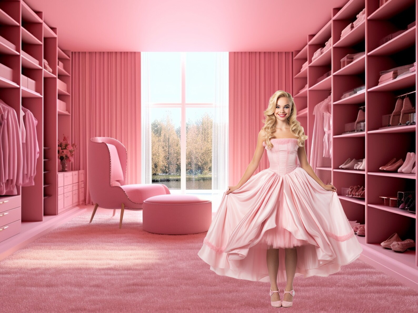 Barbie Digital Backdrop Overlay for Girls Barbie Movie Prop Barbie ...