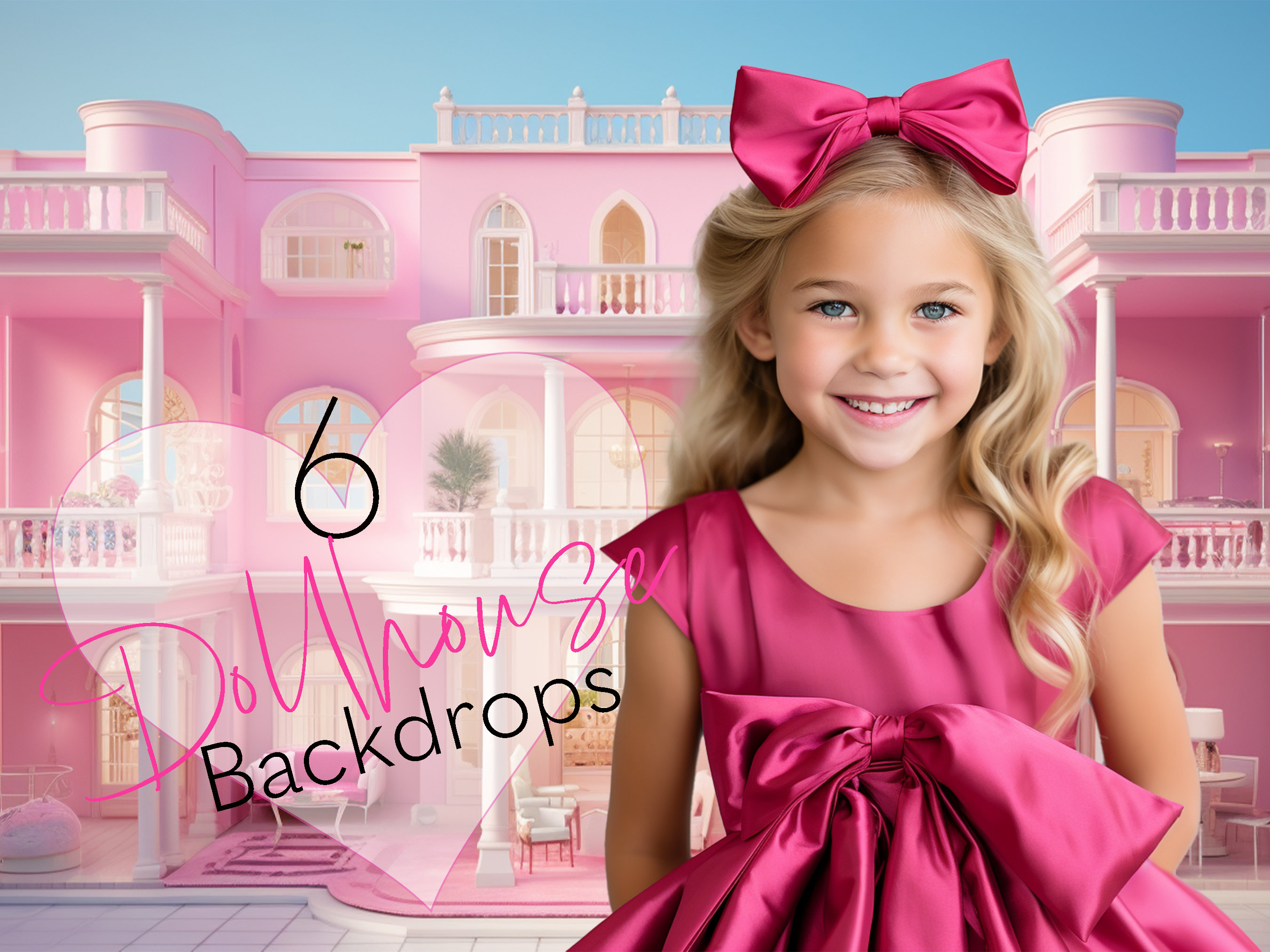 Barbie Digital Backdrop Overlay for Girls Barbie Movie Prop Barbie ...