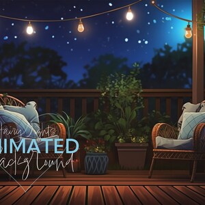 CUSTOM Animated Background for Streaming Animated Background for Twitch ...