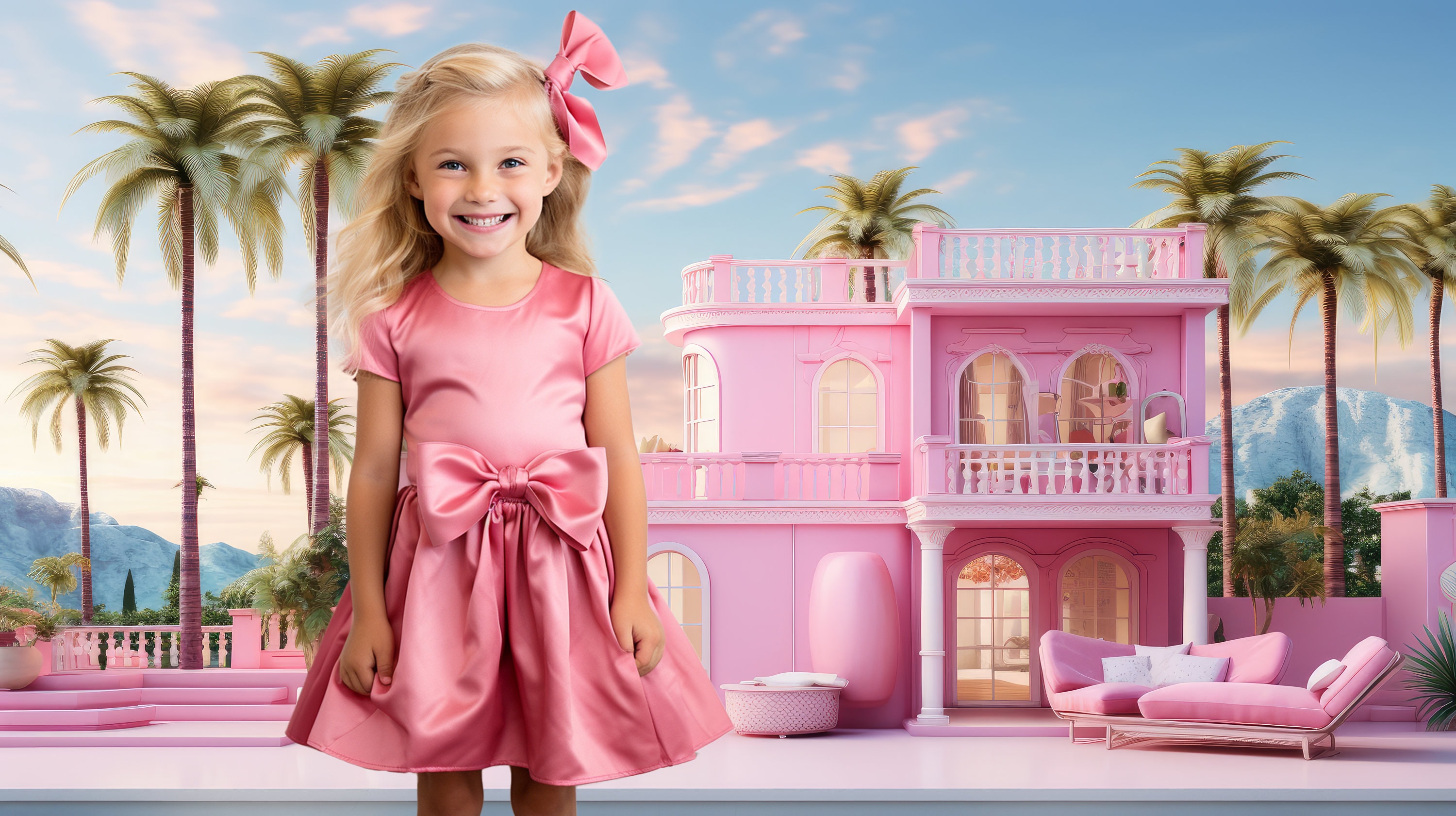 Barbie Digital Backdrop Overlay for Girls Barbie Movie Prop Barbie ...