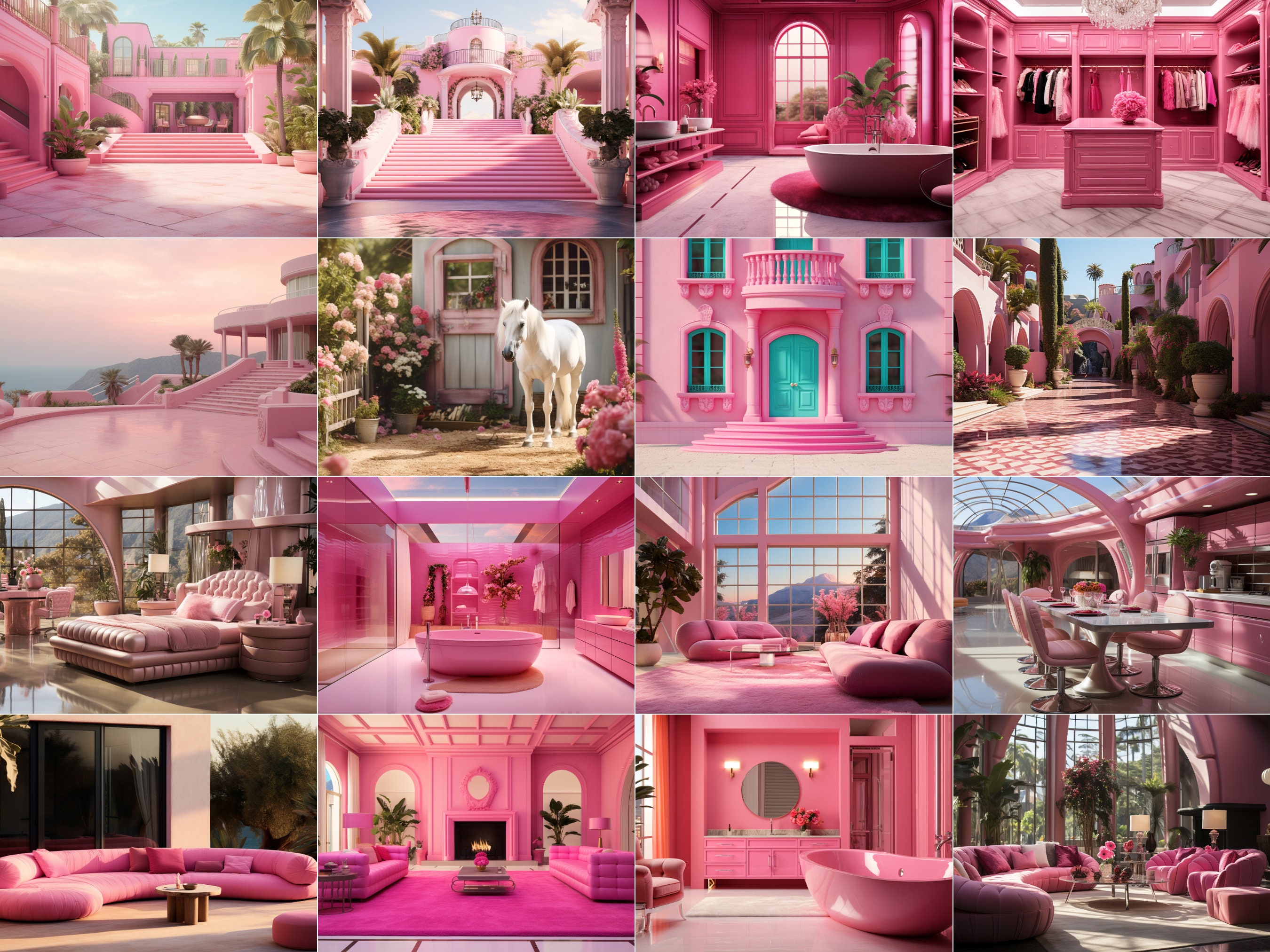 Barbie Digital Backdrop Overlay for Girls Barbie Movie Prop Barbie ...