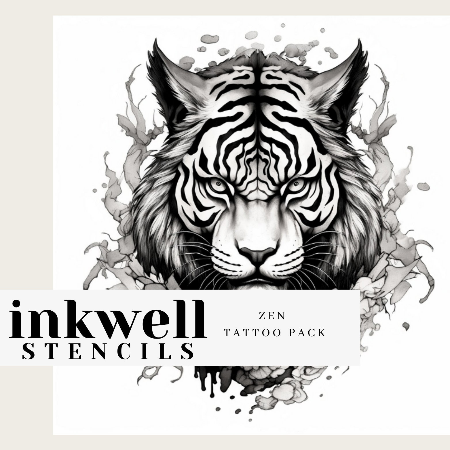 ZEN TATTOO STENCILS - Svg + Png Tattoo Flash Bundle Pack - Etsy
