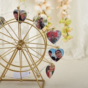 Custom Name Night Light, Personalized Photos Ferris Wheel, Wedding ...