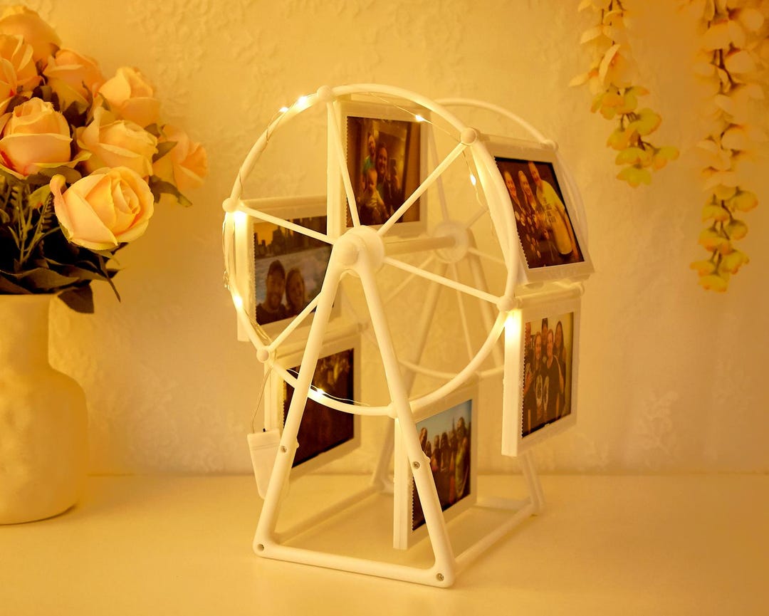 Ferris Wheel Photo Frame, Custom Photo Ferris Wheel Anniversary Wedding ...