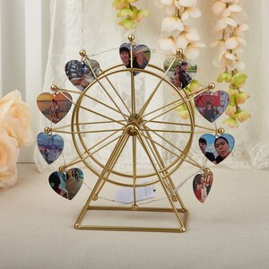 Personalized Photos Ferris Wheel, Wedding Photo Frame Gift for Couple ...