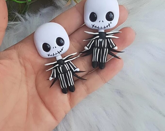 Jack Skeleton Clay Doll Clays for Bows Clay Doll, Clay Dolls, Bow ...