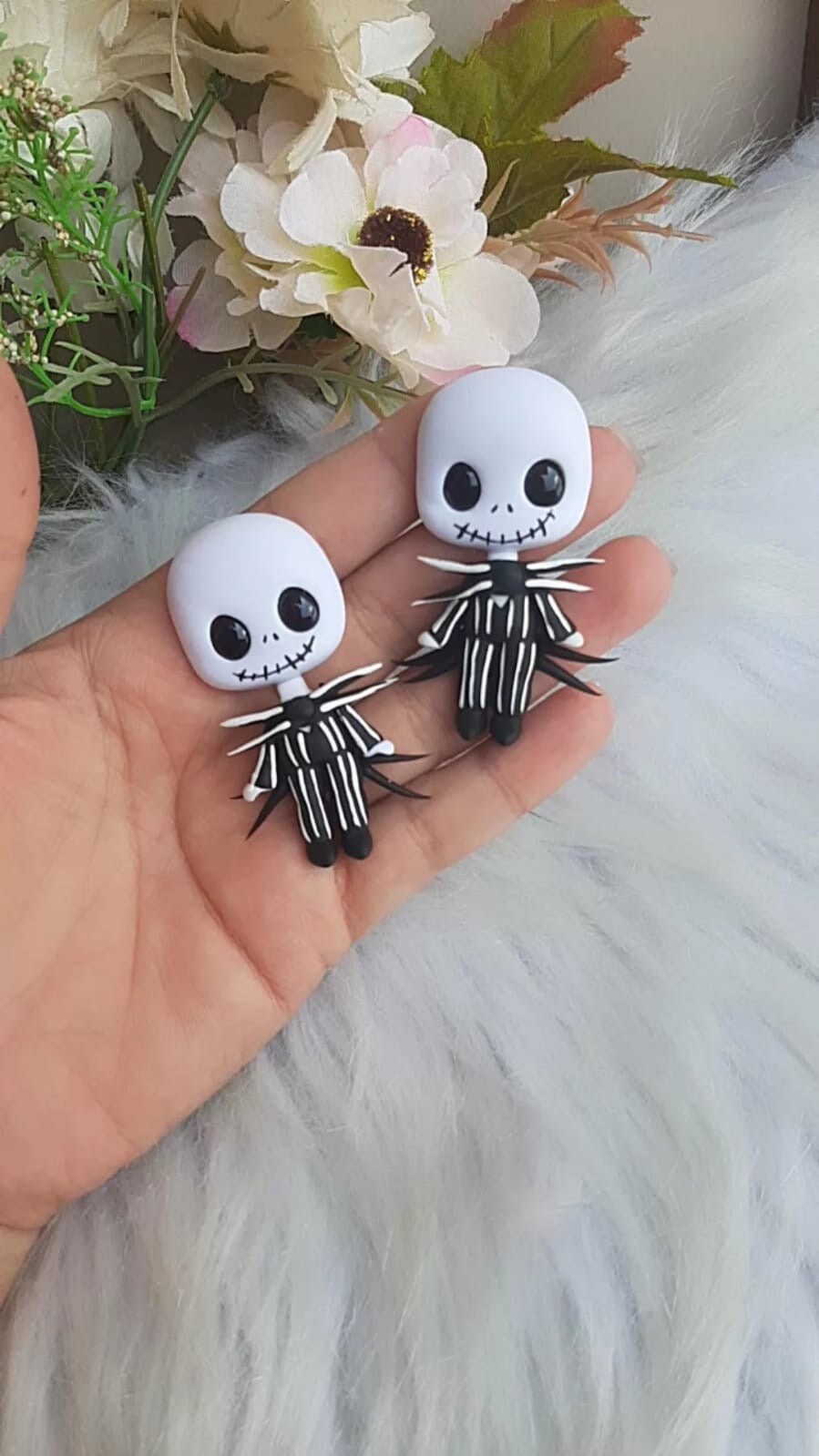 Jack Skeleton Clay Doll Clays for Bows Clay Doll, Clay Dolls, Bow ...