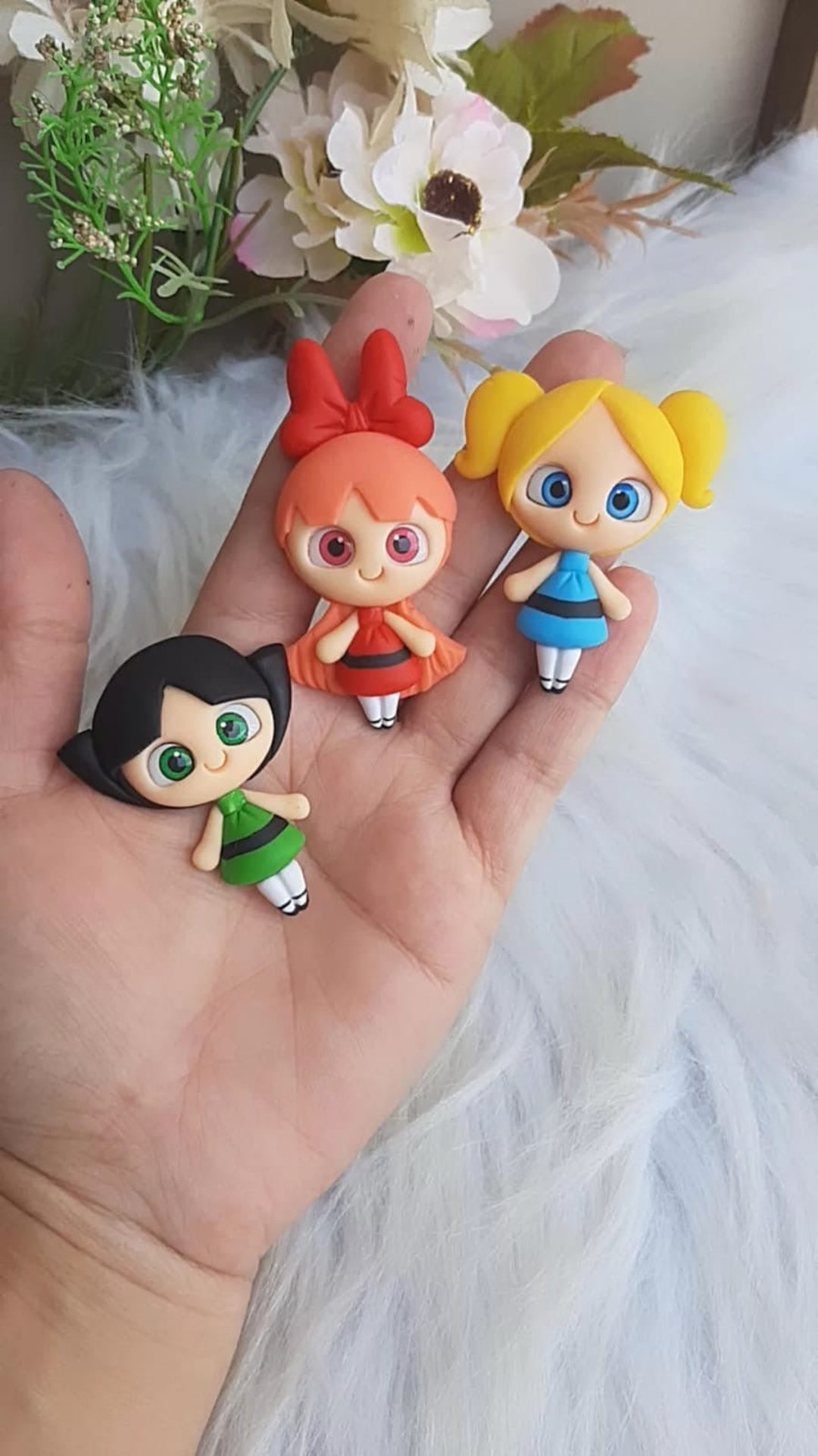 Power Puff Girls Clay Doll - Etsy