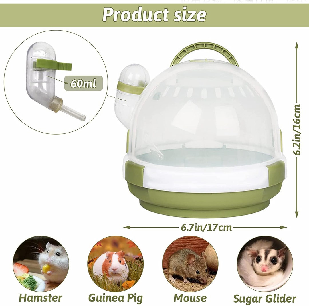 Outdoor Hamster/ Sugar Glider/ Pocket Pet Carrier It's Portable and ...