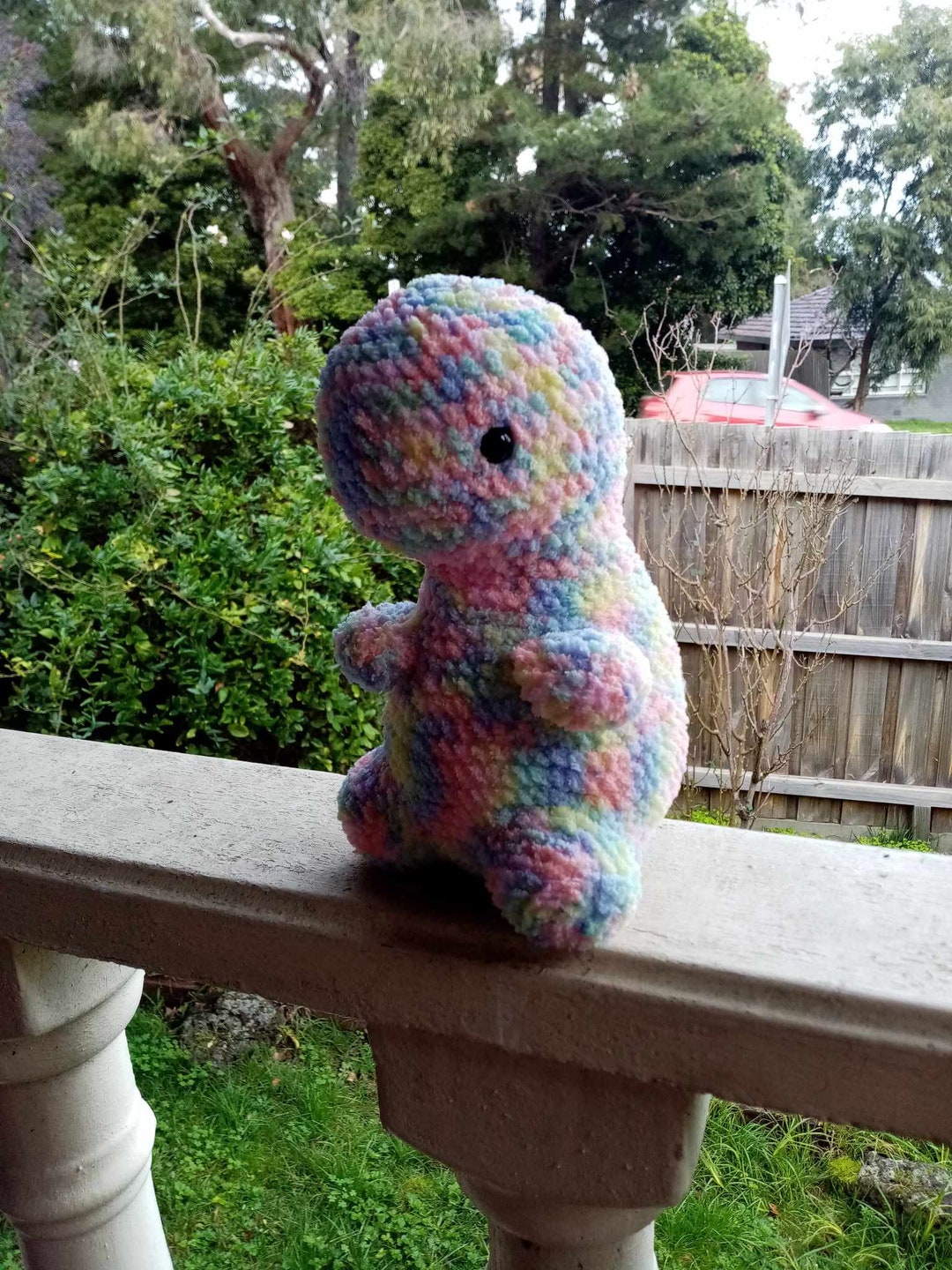 Fluffy Rainbow Rex - Etsy