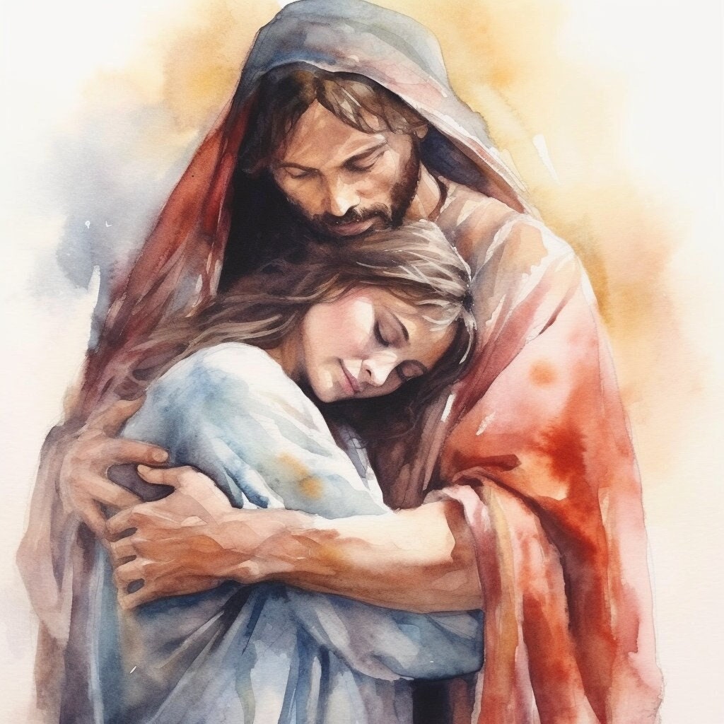 Pictures of Jesus Christ / Watercolor / Behold Thy Mother / Jesus ...