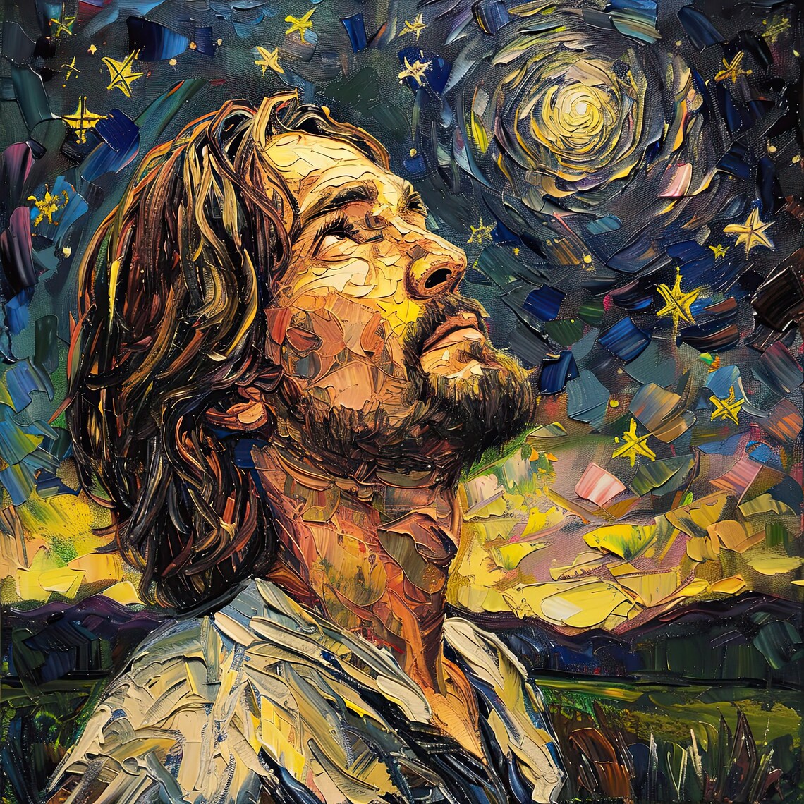 Pictures of Jesus Christ / Digital Art / He Telleth the Number of the ...