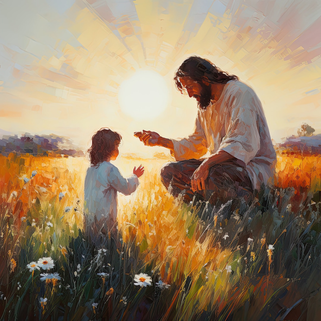 Pictures of Jesus Christ / Digital Art / Become as A Little Child ...
