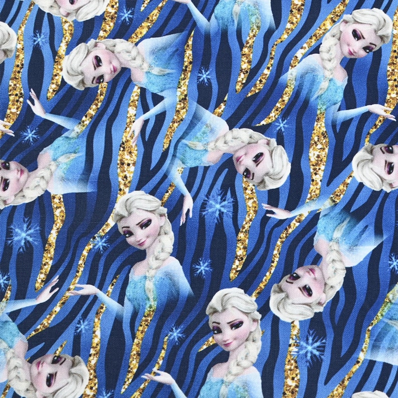 Disney Frozen Fabric Elsa Fabric 100% Cotton Fabric by the Half Yard - Etsy