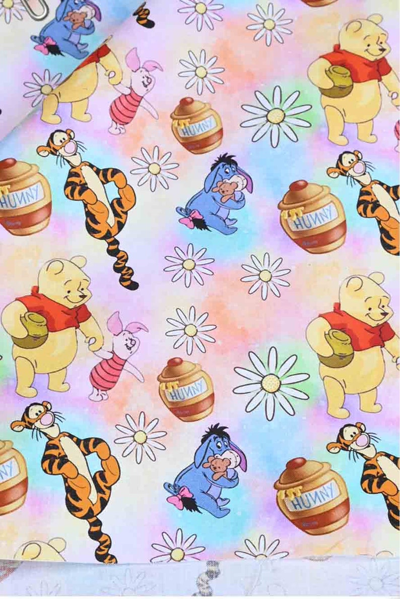 Winnie the Pooh Fabric Pooh Bear Eeyore Tigger Piglet Fabric - Etsy