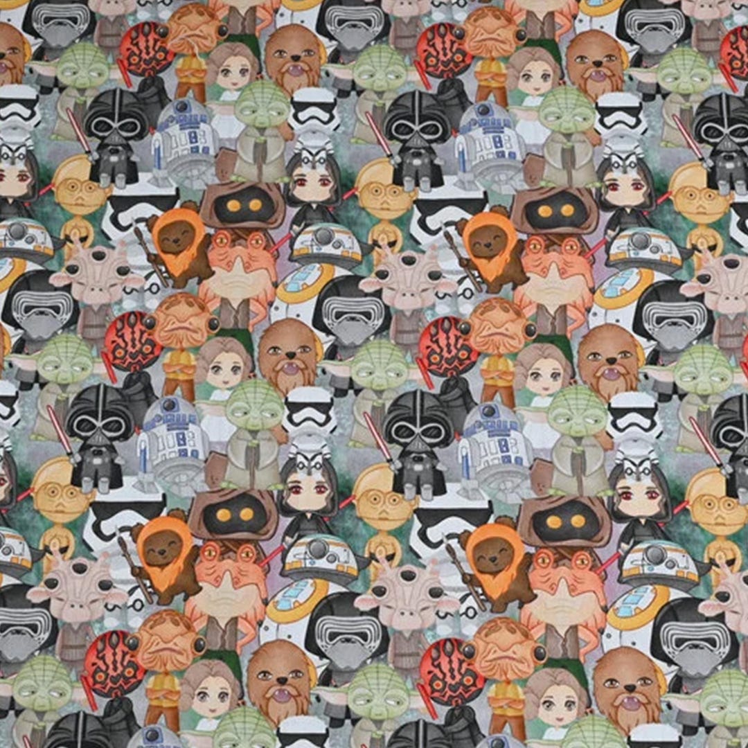 Star Wars Fabric, by the Half Yard, 100% Cotton - Etsy