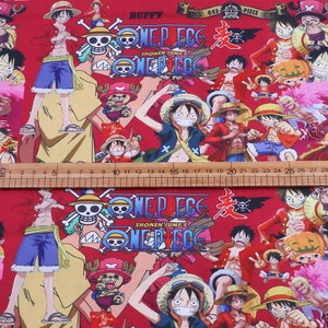 Japanese Anime Fabric Polyester Cotton Fabric Anime Fabric by the Half ...