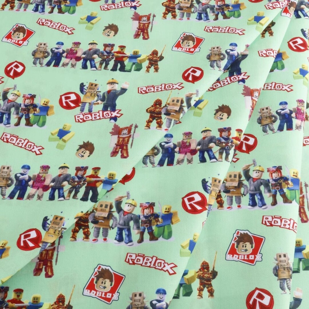 Video Game Fabric Polyester Cotton Fabric Anime Fabric By the Half Yard ...