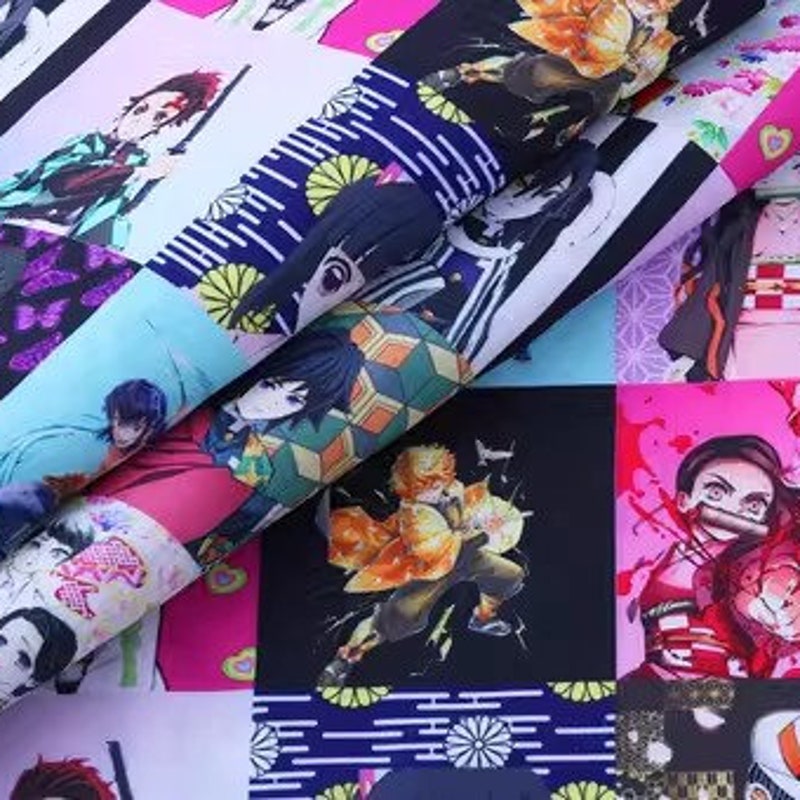 Anime Fabric - Etsy
