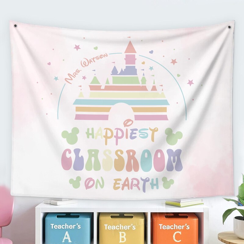 Classroom Tapestry - Etsy