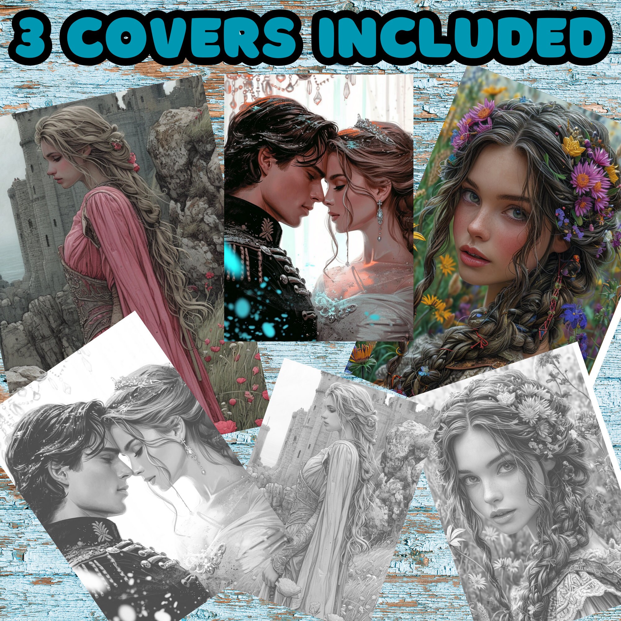 Royal Princess Coloring Book Pages Magical Princess Themes Printable ...