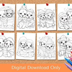 Puppy Love: 20 Adorable Dog Coloring Pages for Kids | Dog Coloring ...