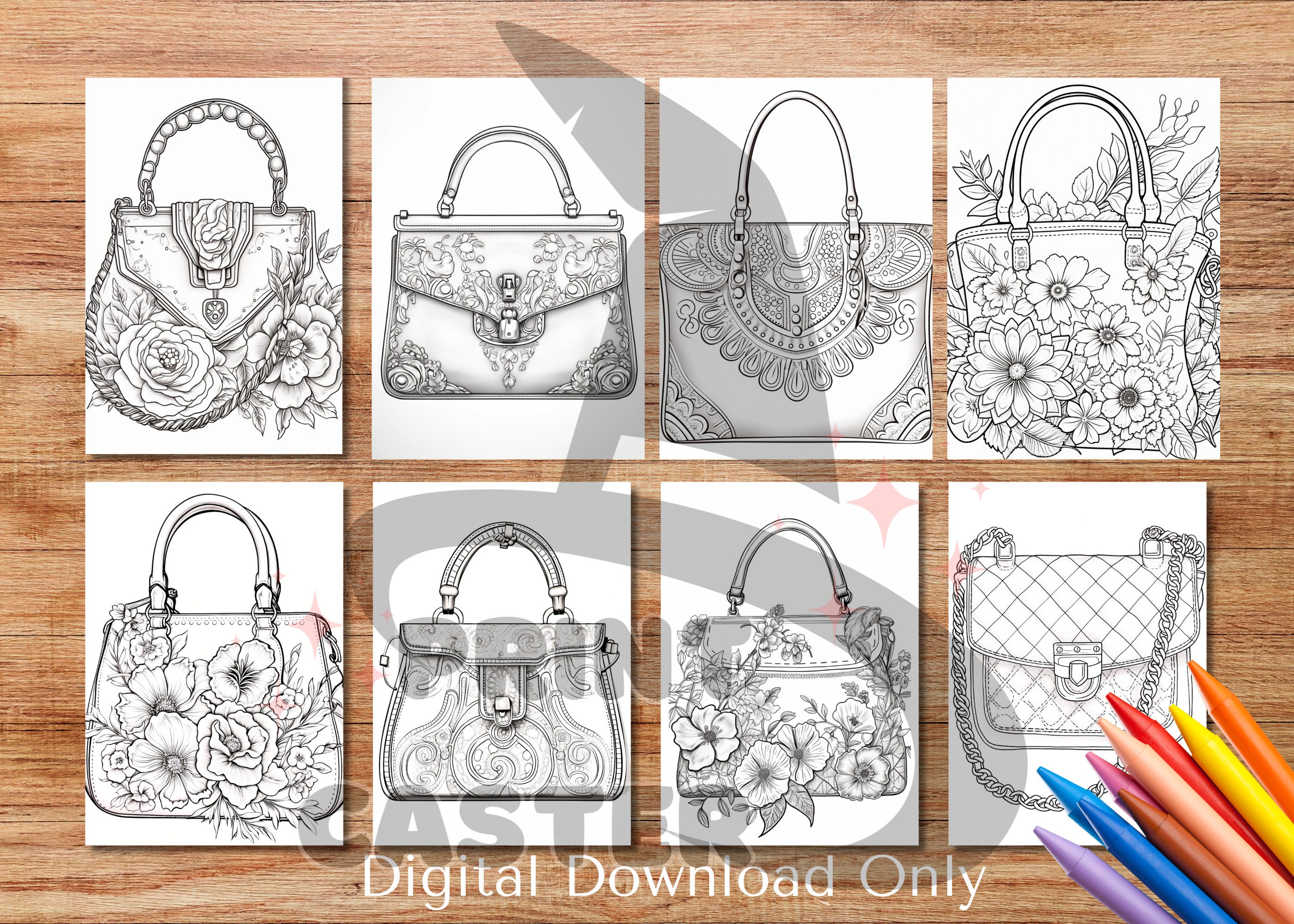 Kids Coloring Pages - Bags Coloring Pages - Explore the World of Colors ...