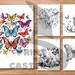 60 Butterflies Coloring Book Butterfly Coloring Page Adult Coloring ...