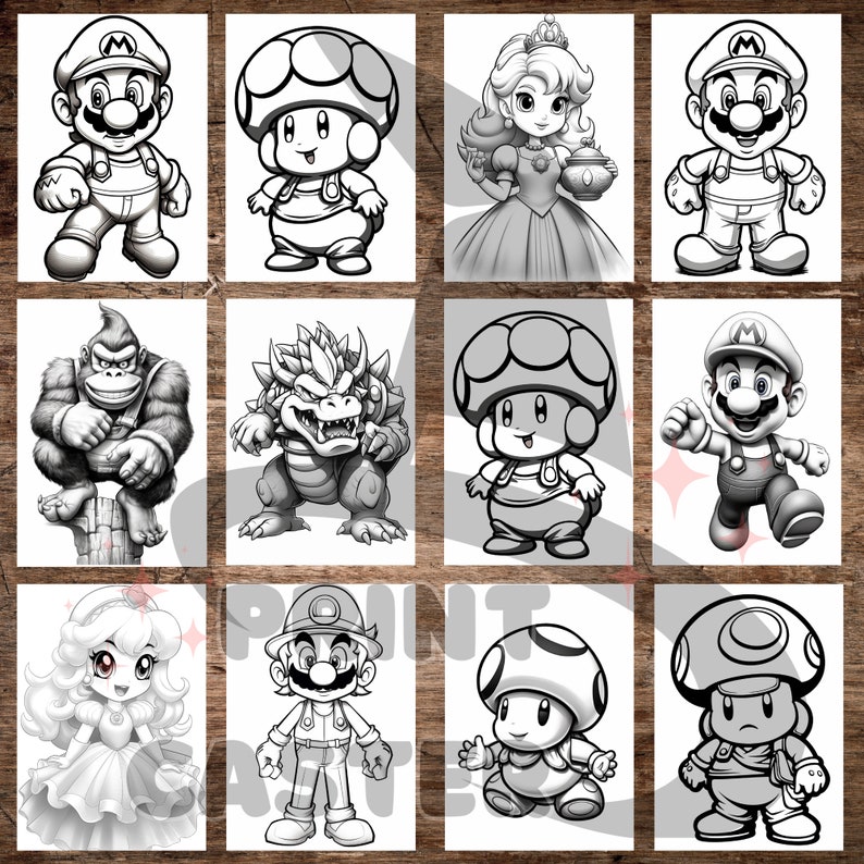 It is MARIO Coloring Pages | Mario Super Printable Coloring | Kids ...