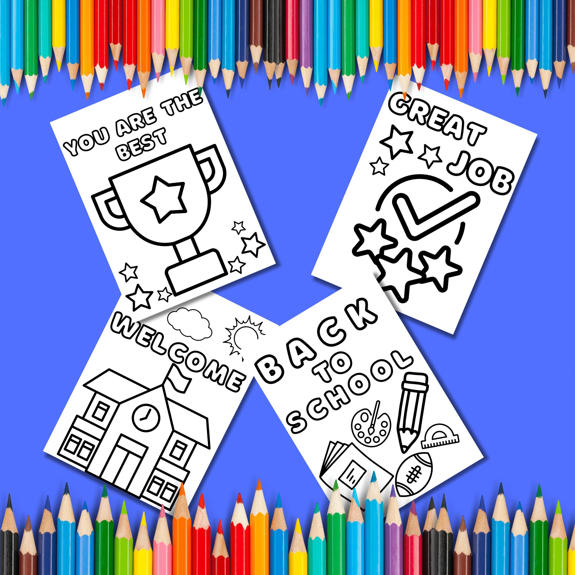 Back to School: ABC Printable Alphabet Coloring Kids' - Etsy