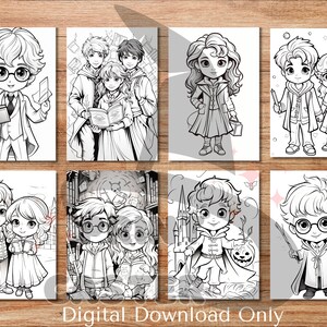 Magical Wizard-inspired Coloring Pages: Engage in an Enchanting Journey ...