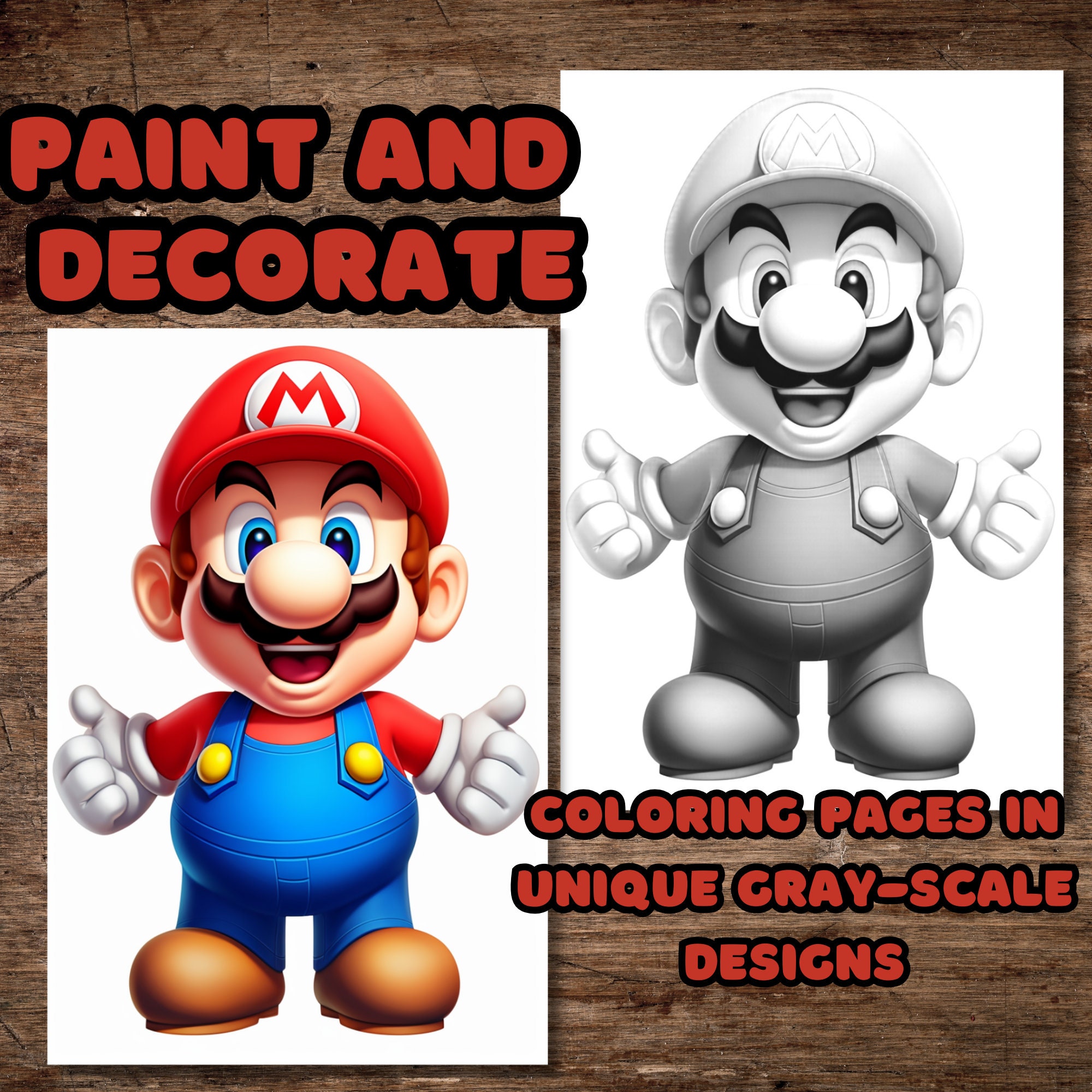 It is MARIO Coloring Pages | Mario Super Printable Coloring | Kids ...