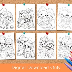 Puppy Love: 20 Adorable Dog Coloring Pages for Kids | Dog Coloring ...
