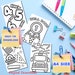 Back to School: ABC Printable Alphabet Coloring Kids' - Etsy