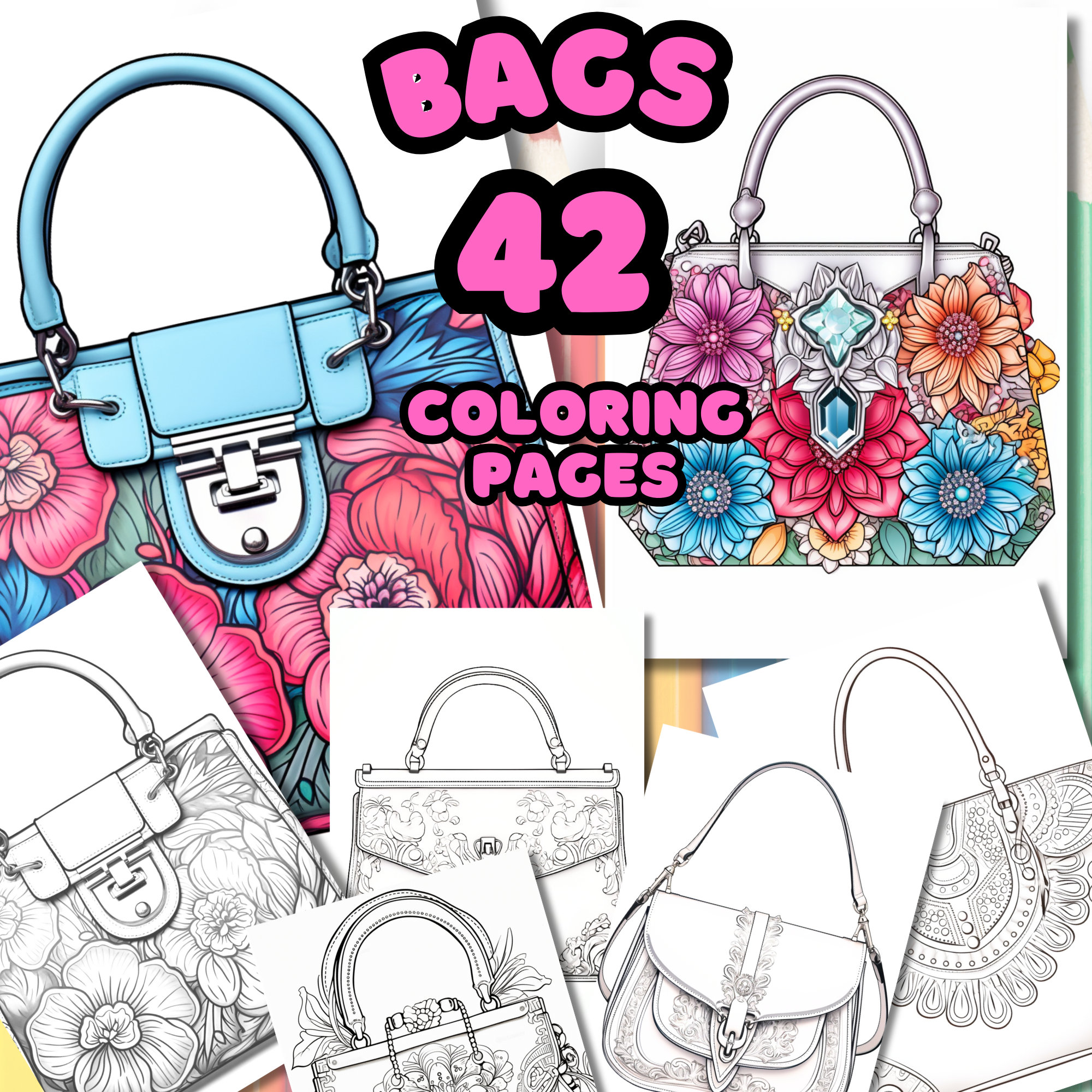 Kids Coloring Pages - Bags Coloring Pages - Explore the World of Colors ...