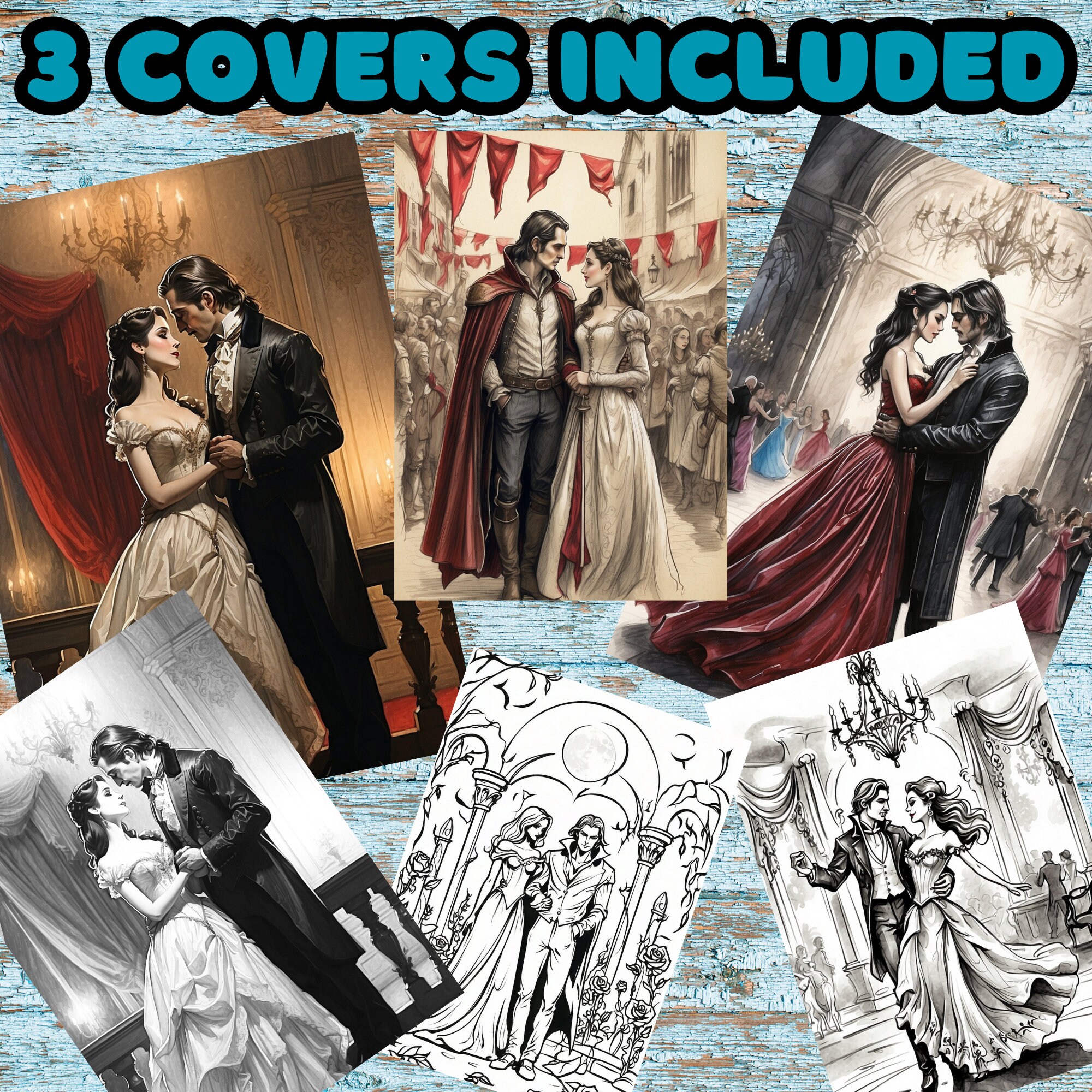 Vampires Coloring Pages Book Gothic & Halloween Themes Printable ...