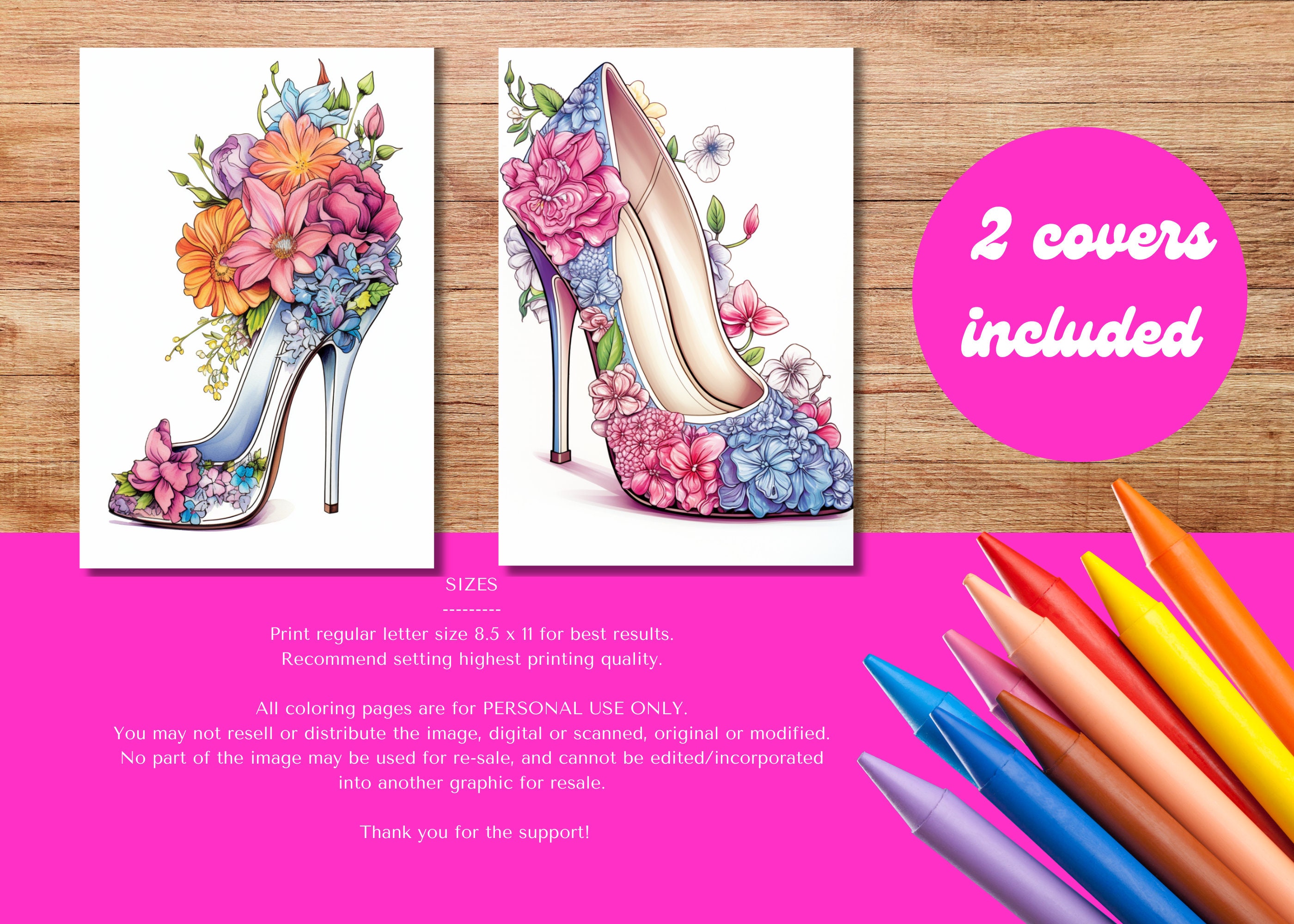 High Heels Coloring Pages - Fashion and Art for Kids and Adults ...