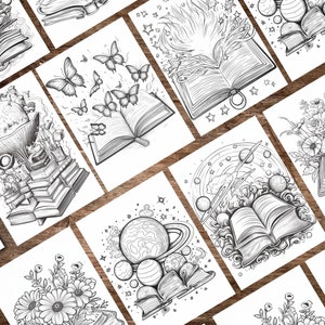 Book Tales Coloring Pages | Coloring Pages Fantasy Ebook | Planets ...