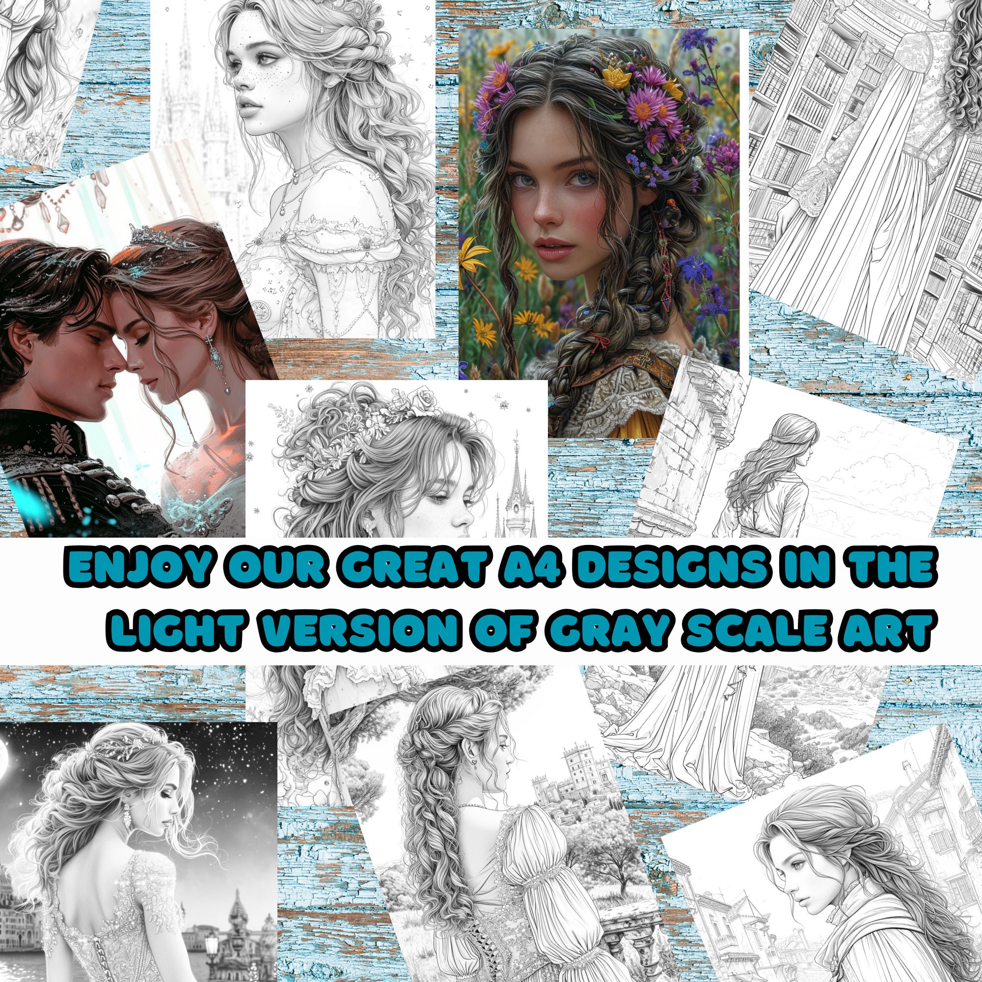 Royal Princess Coloring Book Pages Magical Princess Themes Printable ...