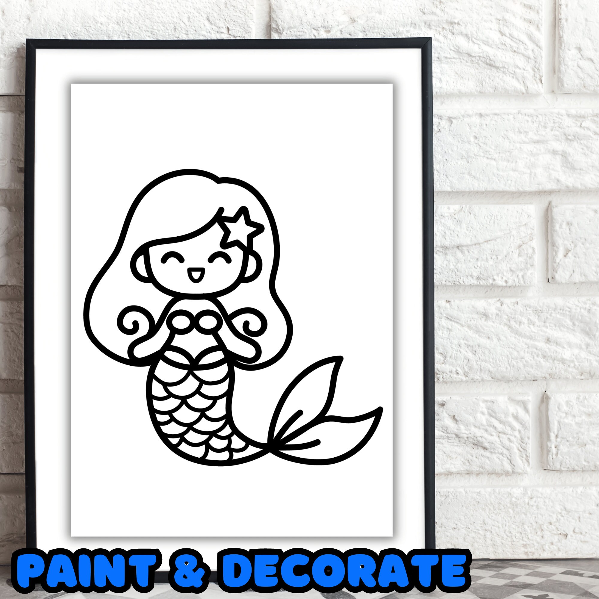 Easy Toddler Color Pages: Digital Download, Simple & Big Coloring ...