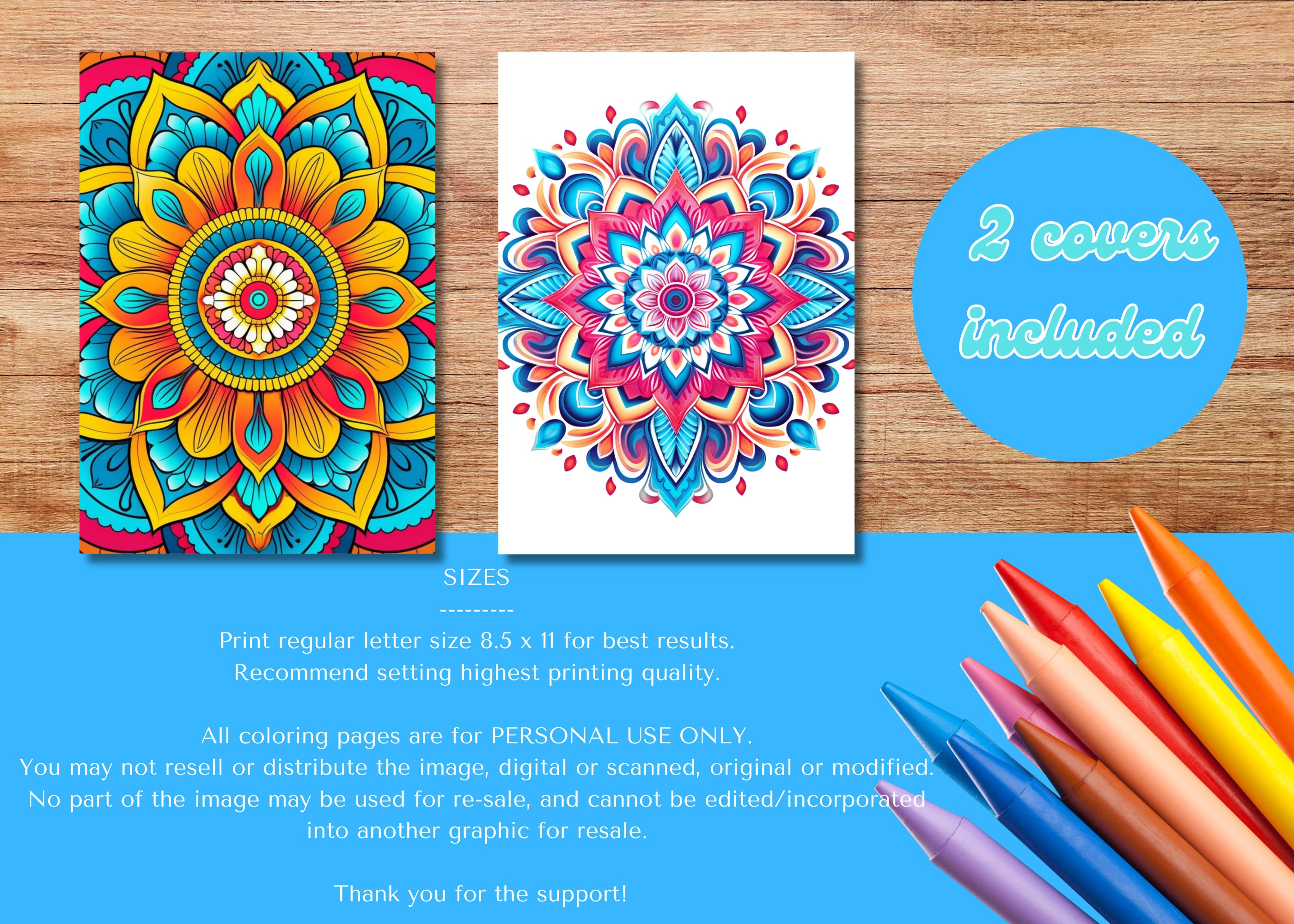 45 Printable Mandala Coloring Pages Mandala Bundle Coloring Book ...
