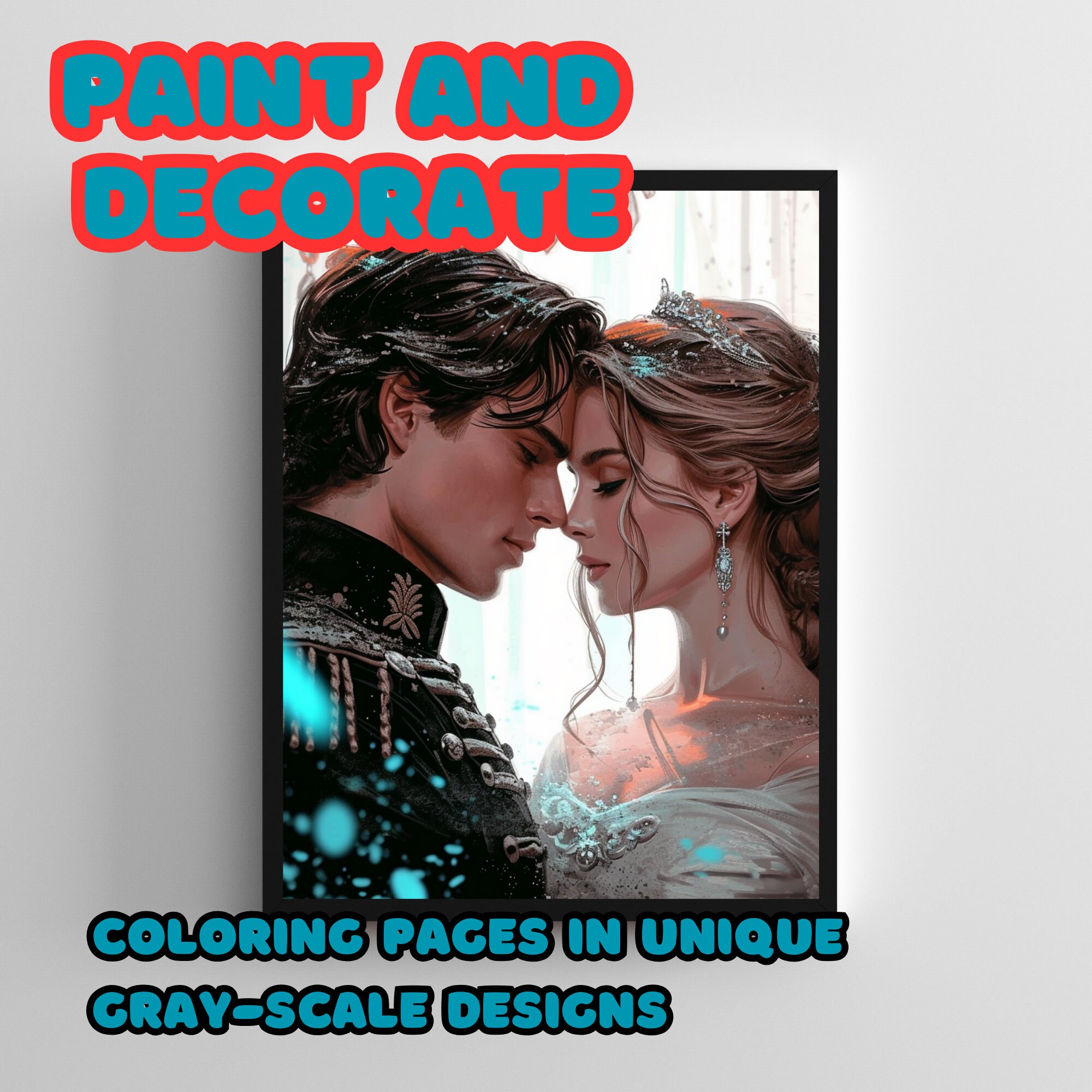 Royal Princess Coloring Book Pages Magical Princess Themes Printable ...