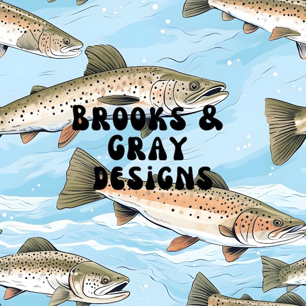 Fish Pattern Drawing - Etsy