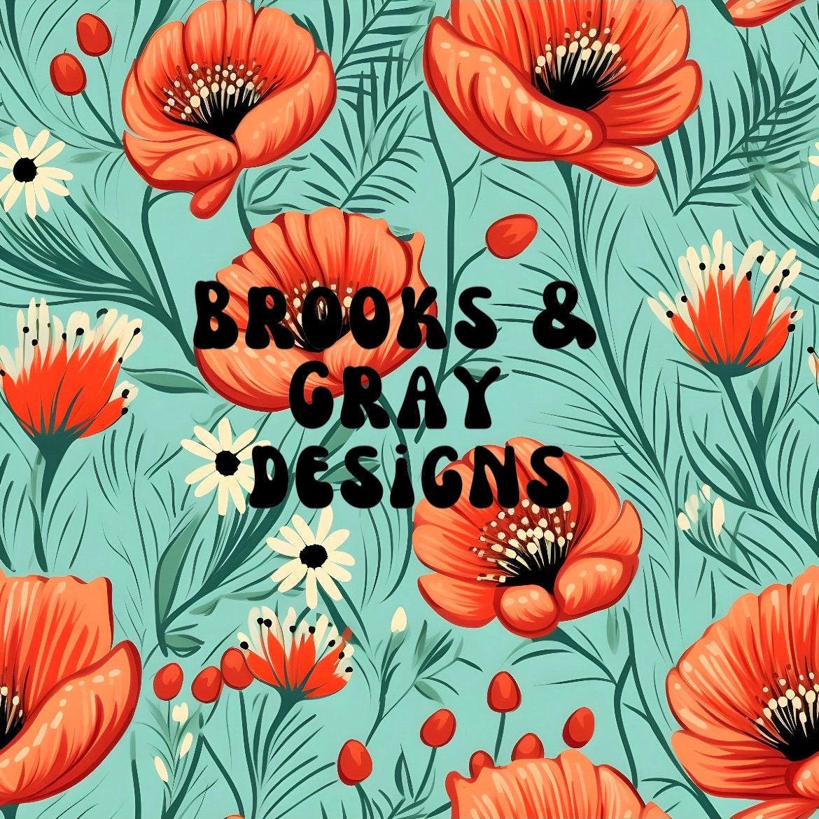 Red Floral Seamless File // Seamless Pattern - Etsy