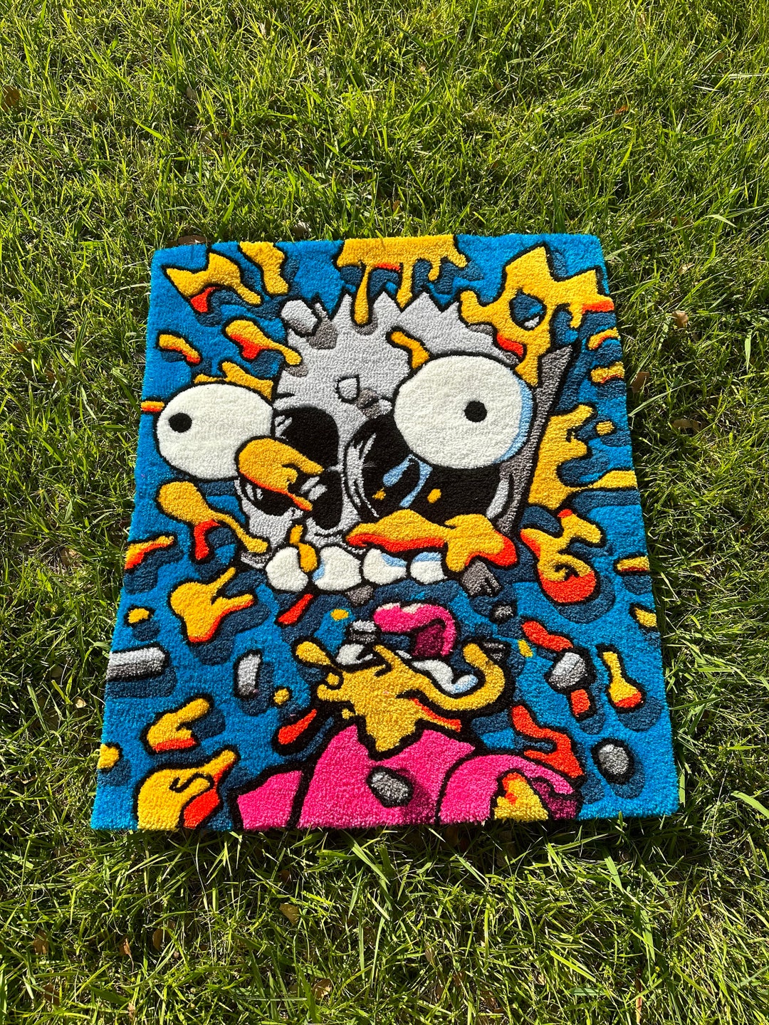 Bart Simpson Rug - Etsy