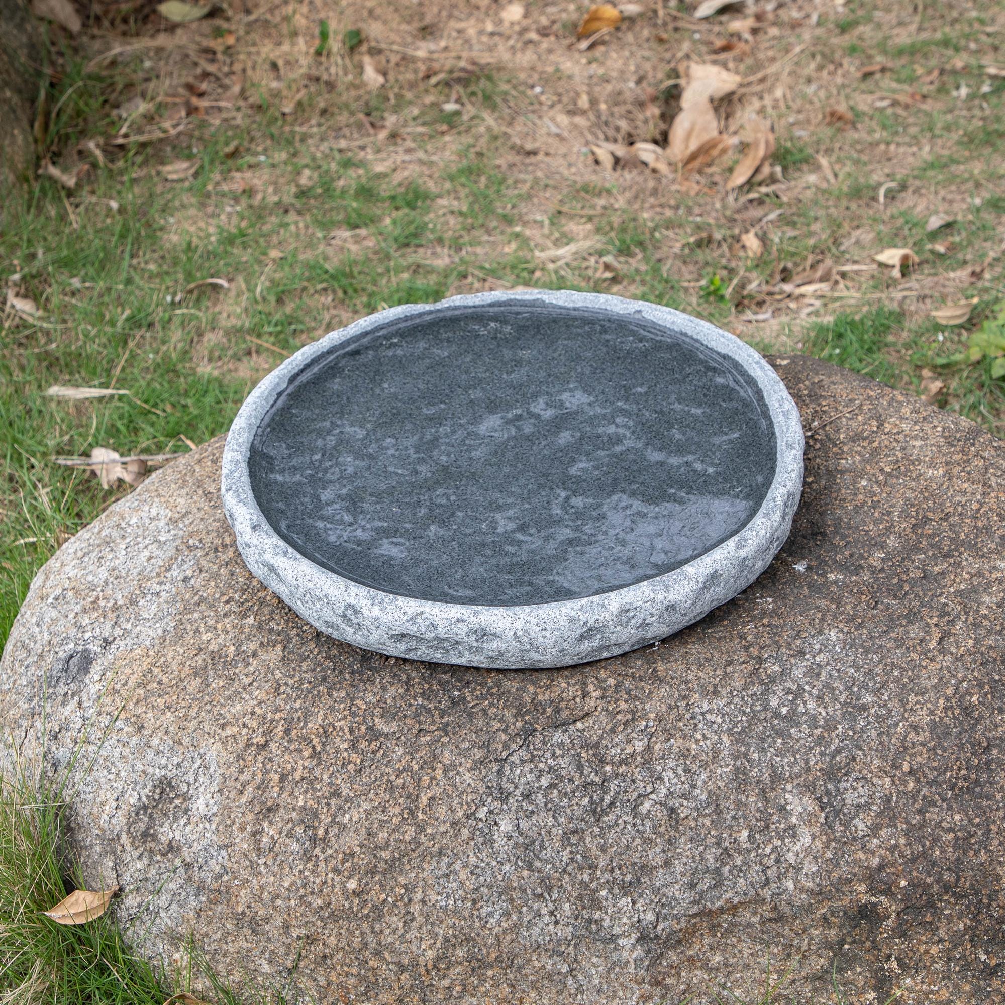 Natural Stone Birdbaths, Birdbaths for Outdoor Gardens, Granite Bird ...
