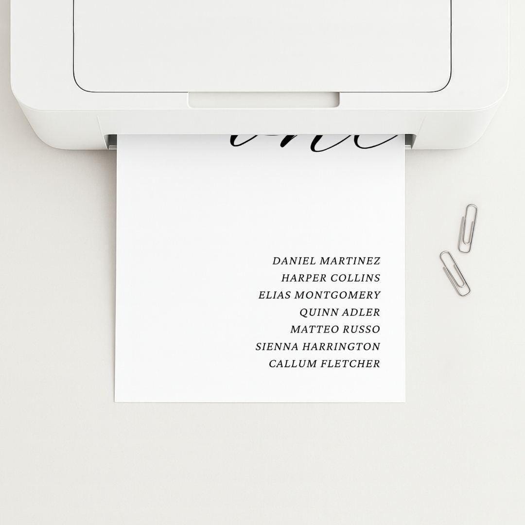 Mirror Seating Chart Cards Template - Wedding Seating Chart Cards ...