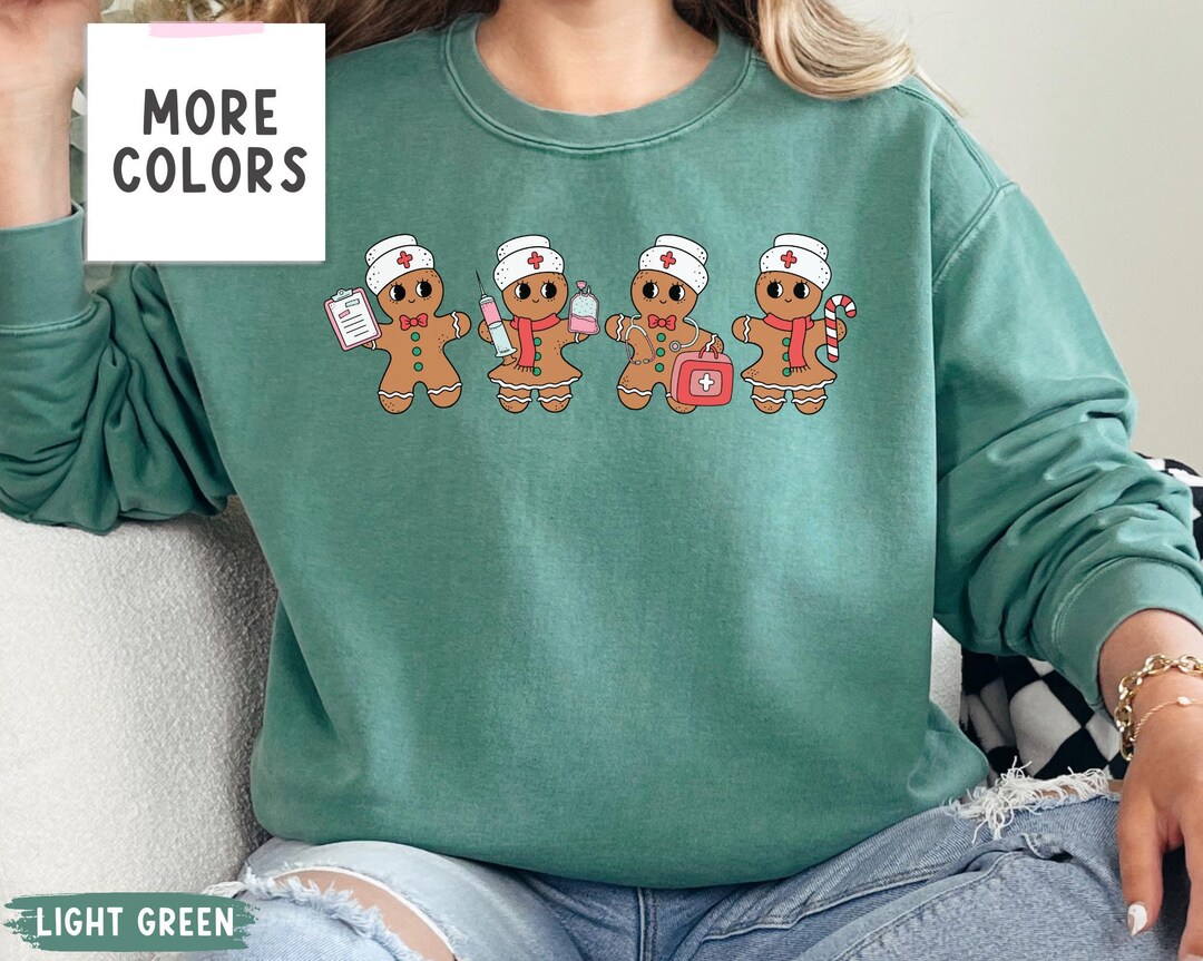 Comfort Colors® Gingerbread House Sweatshirt, Gingerbread Sweatshirt ...