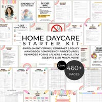 Editable Daycare Forms Bundle, Daycare Starter Kit, Childcare Forms ...